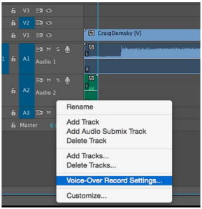MediaStorm Guide to Recording Voice-Over in Premiere Pro 2014